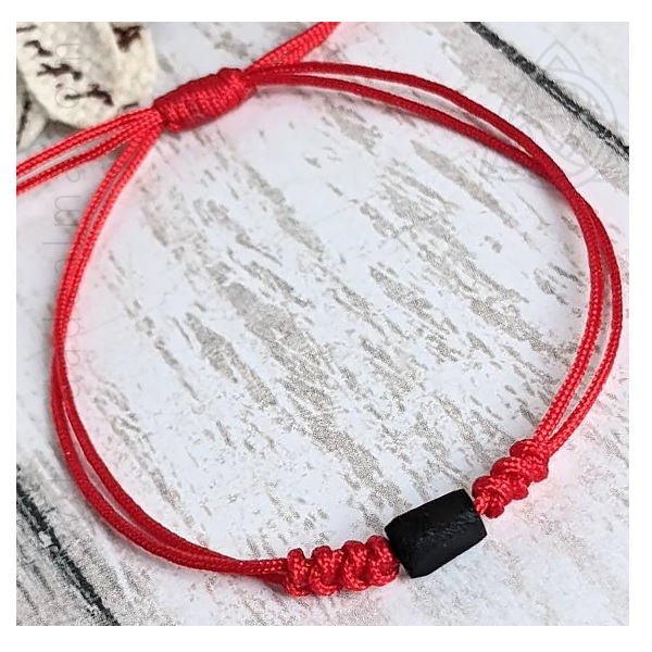 Pulseira de Nos Azeviche - Vermelha - MCGAD